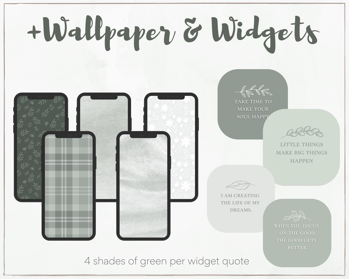 Sage Green App Icons Sage Green Aesthetic Apps Green App - Etsy