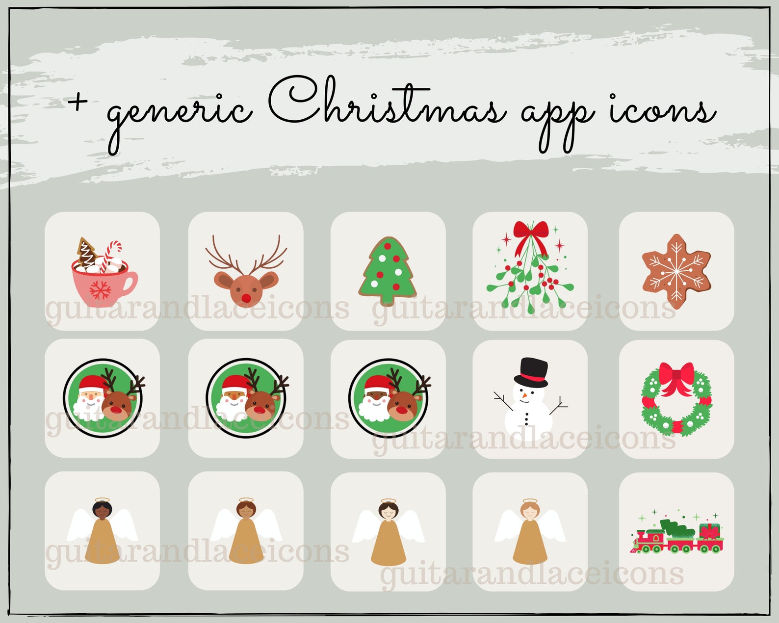 Christmas Aesthetic App Icons Christmas Apps Christmas - Etsy