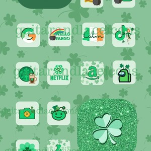 St. Patrick's Day App Icons | St. Patrick's Day Widget | Irish Green ...