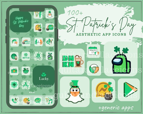 St. Patrick's Day App Icons St. Patrick's Day Widget | Etsy