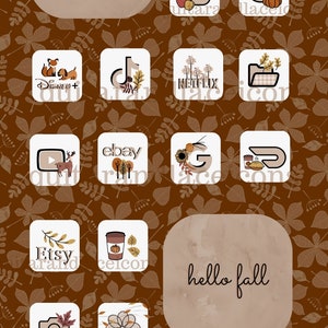 Fall Aesthetic App Icons | Fall Widgets | Autumn Phone Aesthetic ...