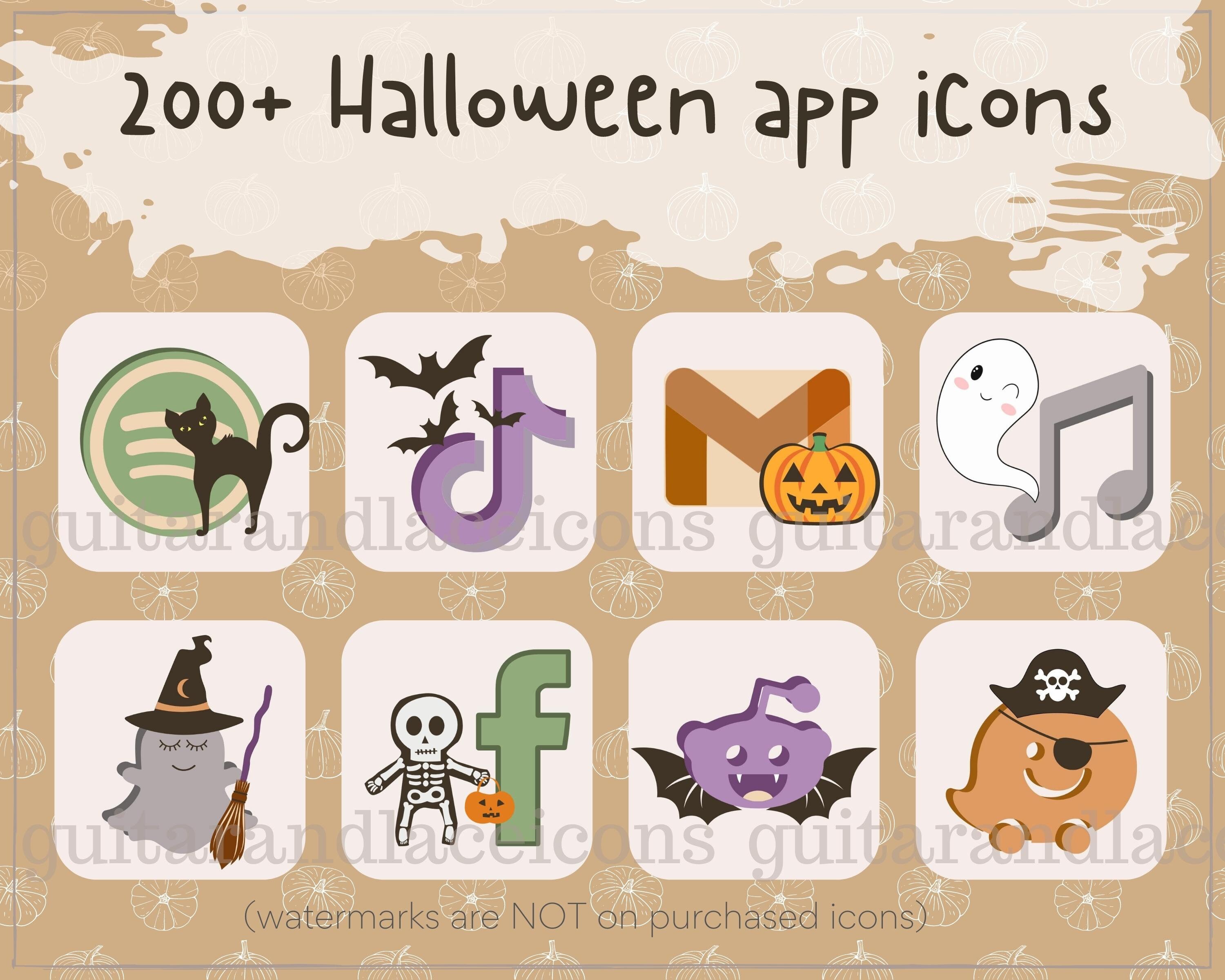 Halloween Aesthetic App Icons Halloween Widgets Halloween - Etsy