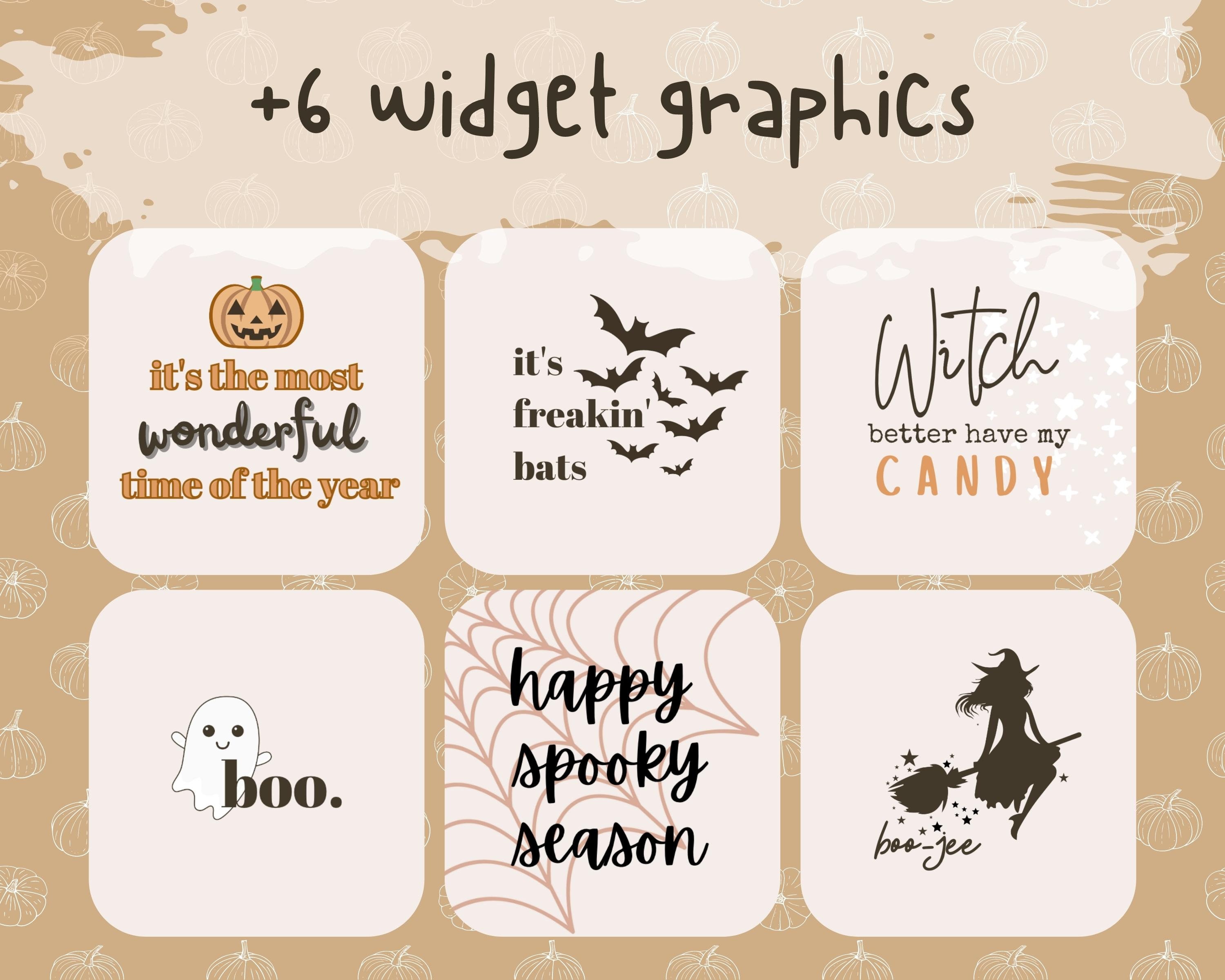 Halloween Aesthetic App Icons Halloween Widgets Halloween - Etsy
