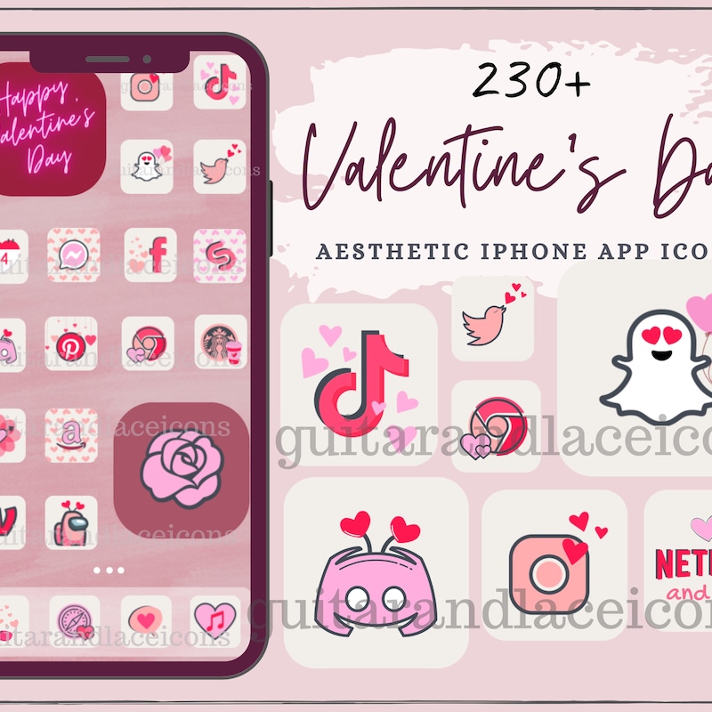 Valentines Icons App - Etsy