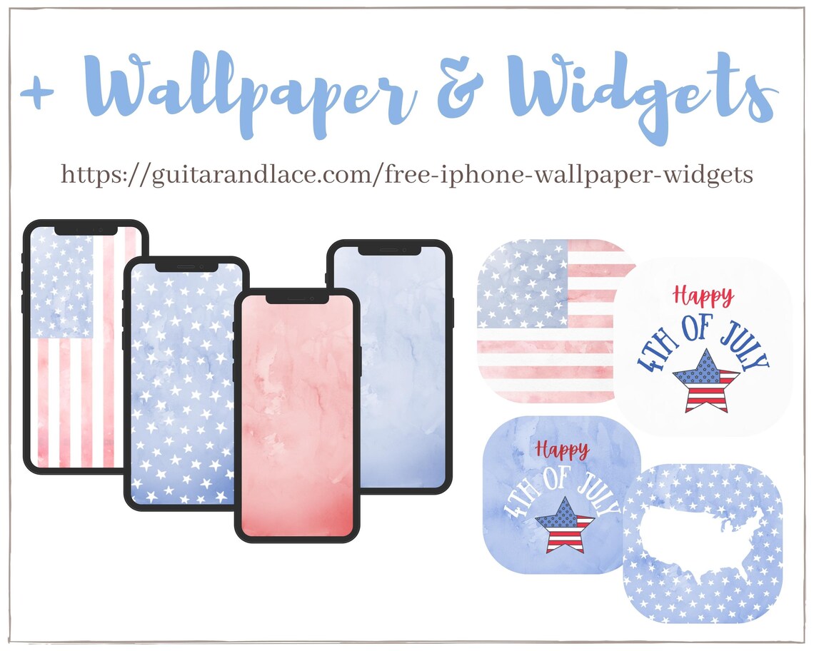 4th of July App Icons | 4th of July Aesthetic Apps | Summer Aesthetic ...