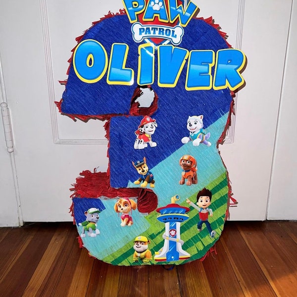 Paw Patrol Pinata - Etsy