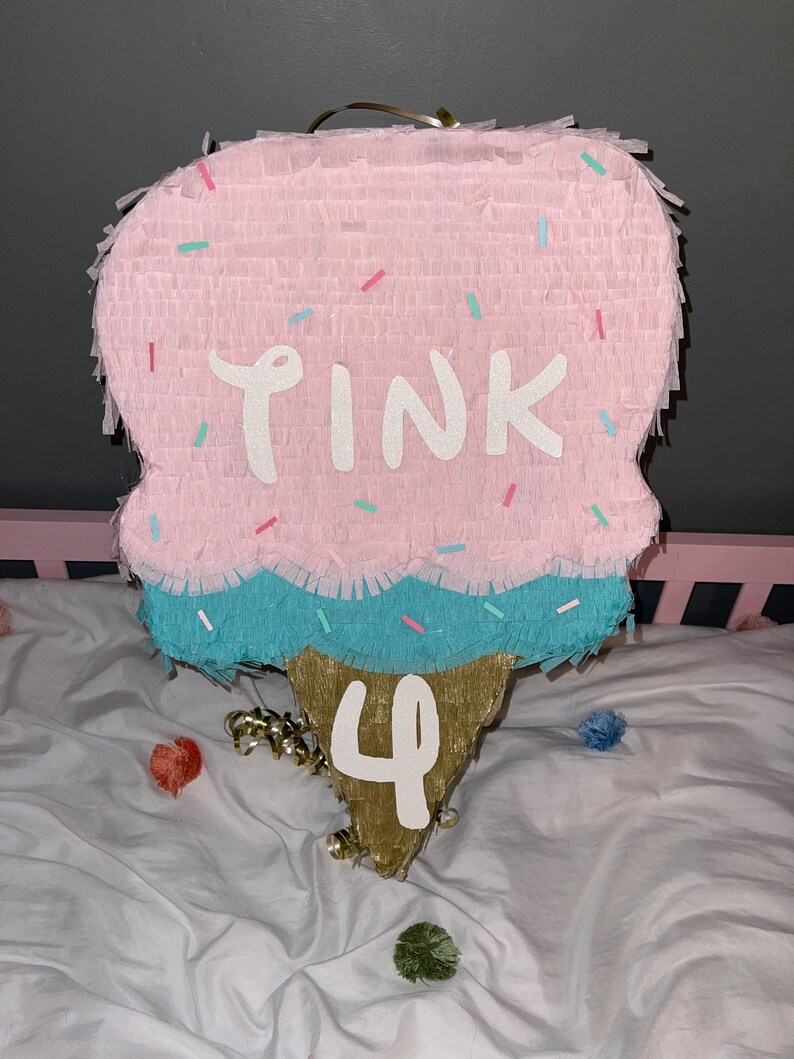 Ice Cream Cone Piñata - Etsy
