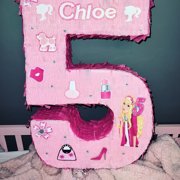 Barbie Number Svg - Etsy