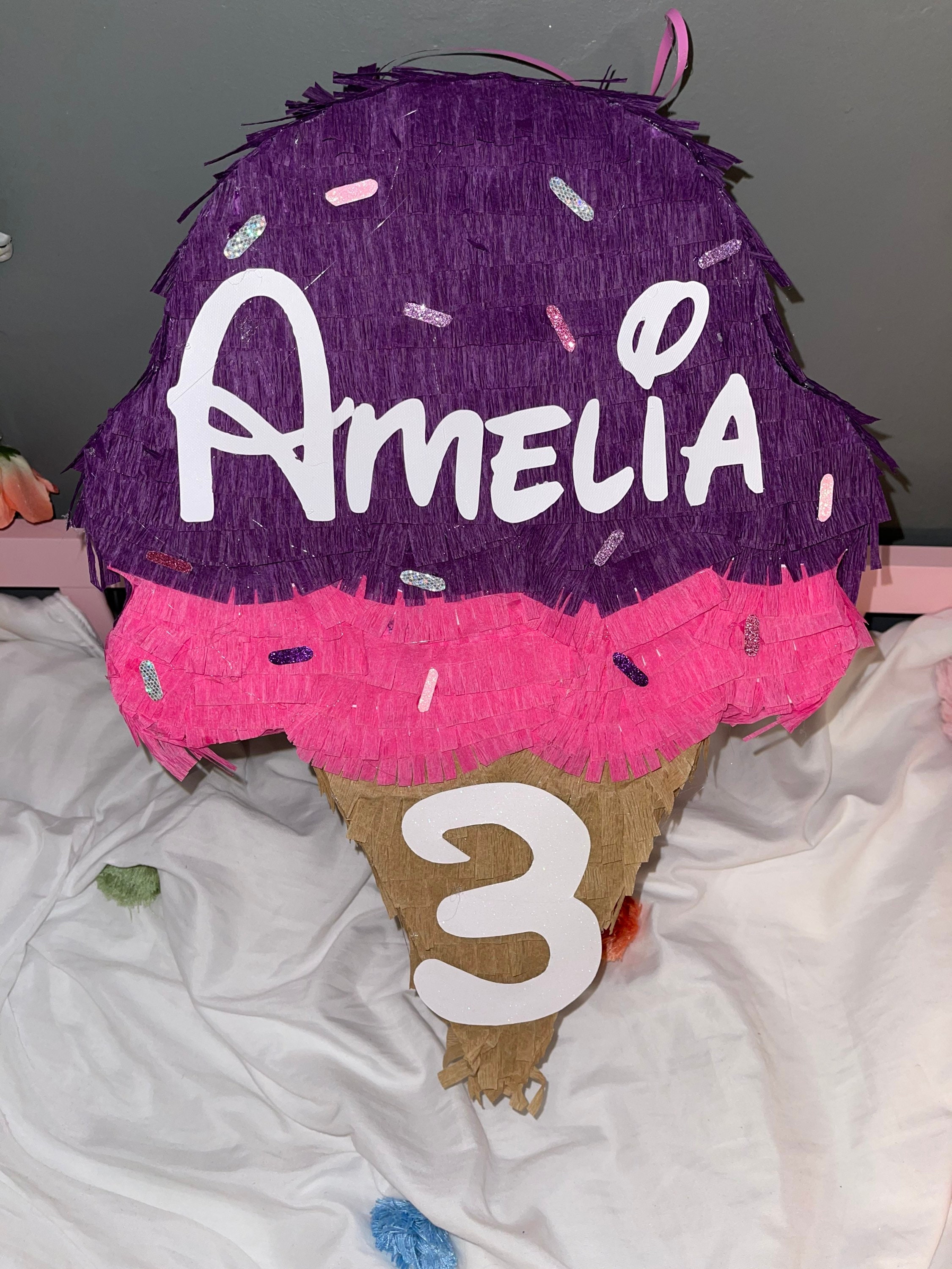 Ice Cream Cone Piñata - Etsy
