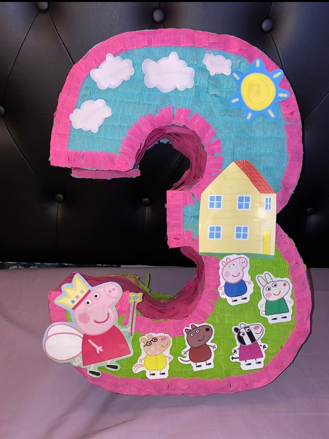Peppa Pig Birthday Piñata - Etsy