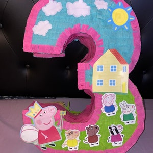 Number 4 Peppa Pig Party - Etsy