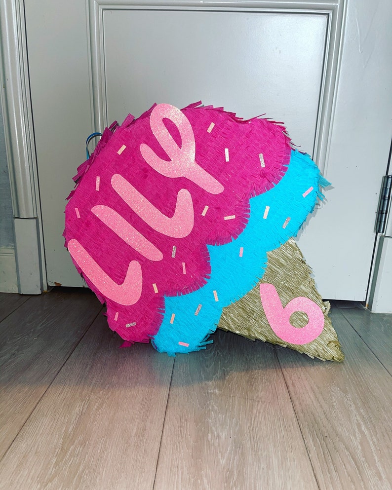 Ice Cream Cone Piñata - Etsy