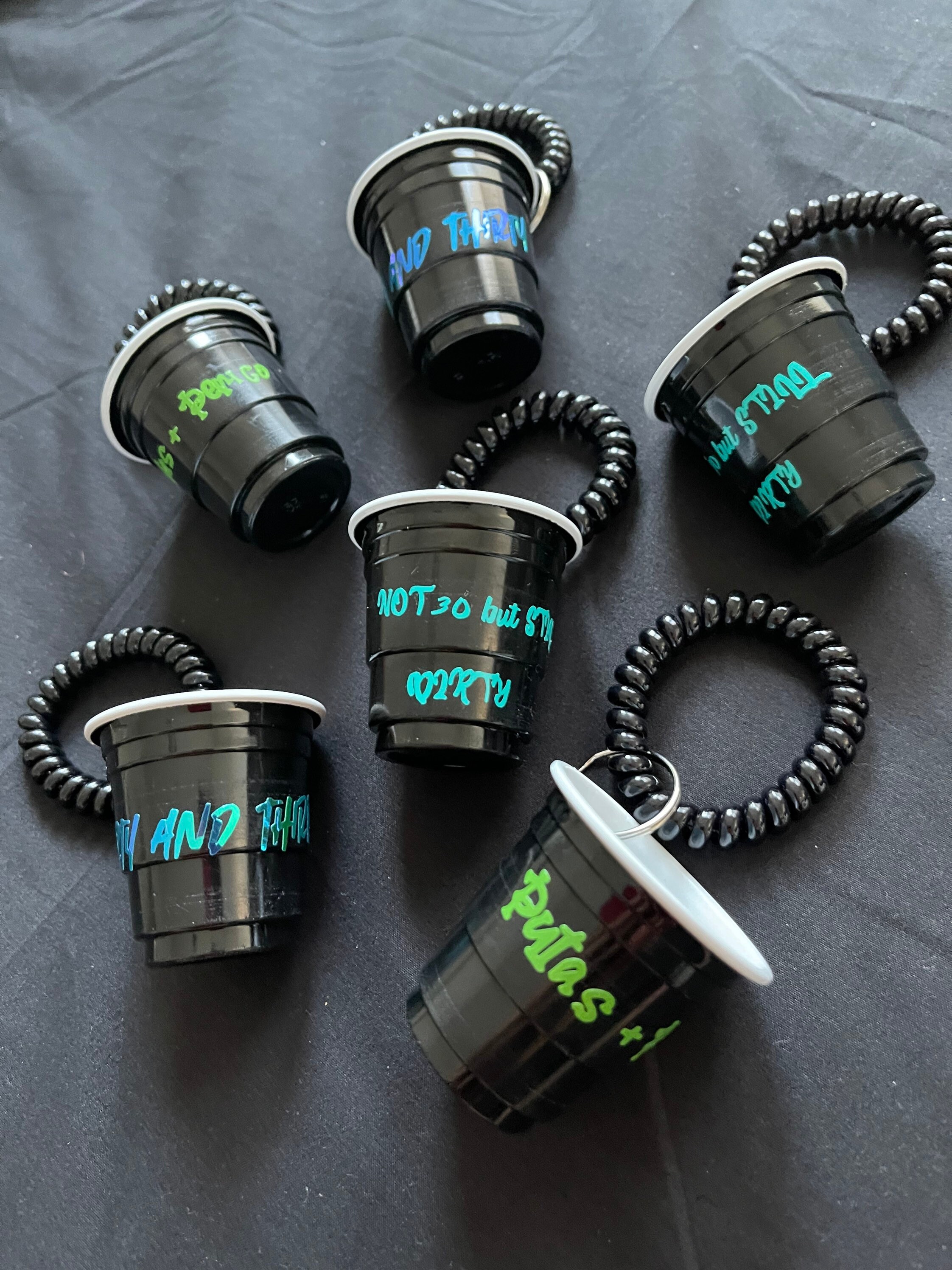 Personalized Solo Shot Cups With Wristband order Comes in Set of 12 ...