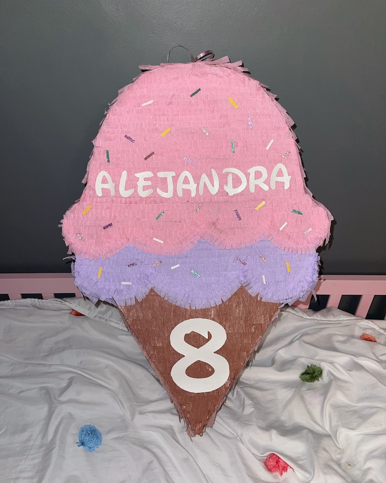 Ice Cream Cone Piñata - Etsy