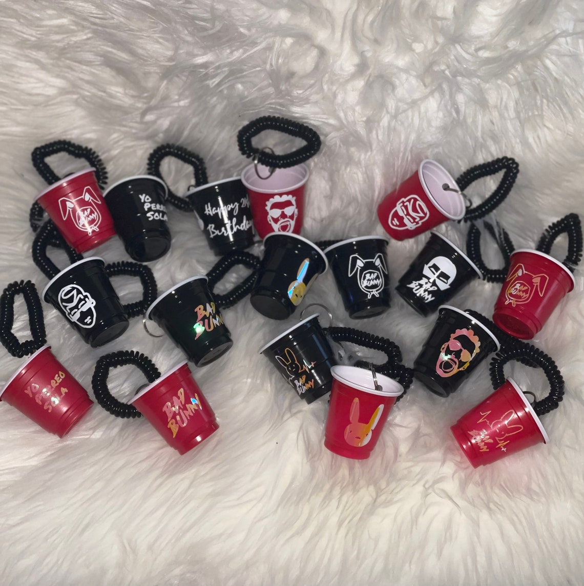 Personalized Solo Shot Cups With Wristband order Comes in Set - Etsy UK