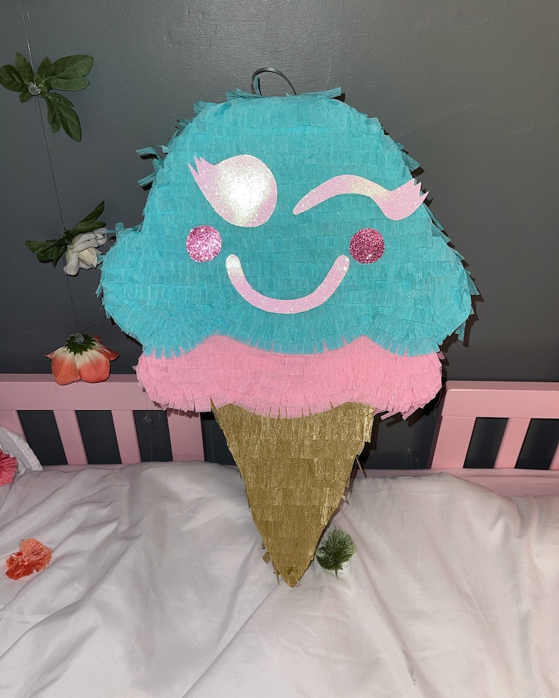 Ice Cream Cone Piñata - Etsy