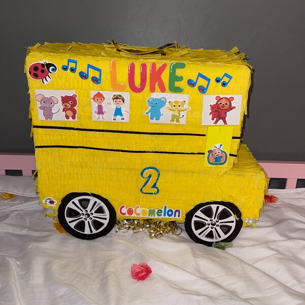 Cocomelon School Bus Png - Etsy