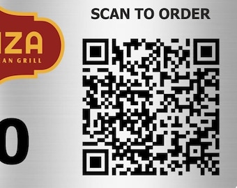 Custom QR Code Puck Menu QR Code Polycarbonate Card - Etsy