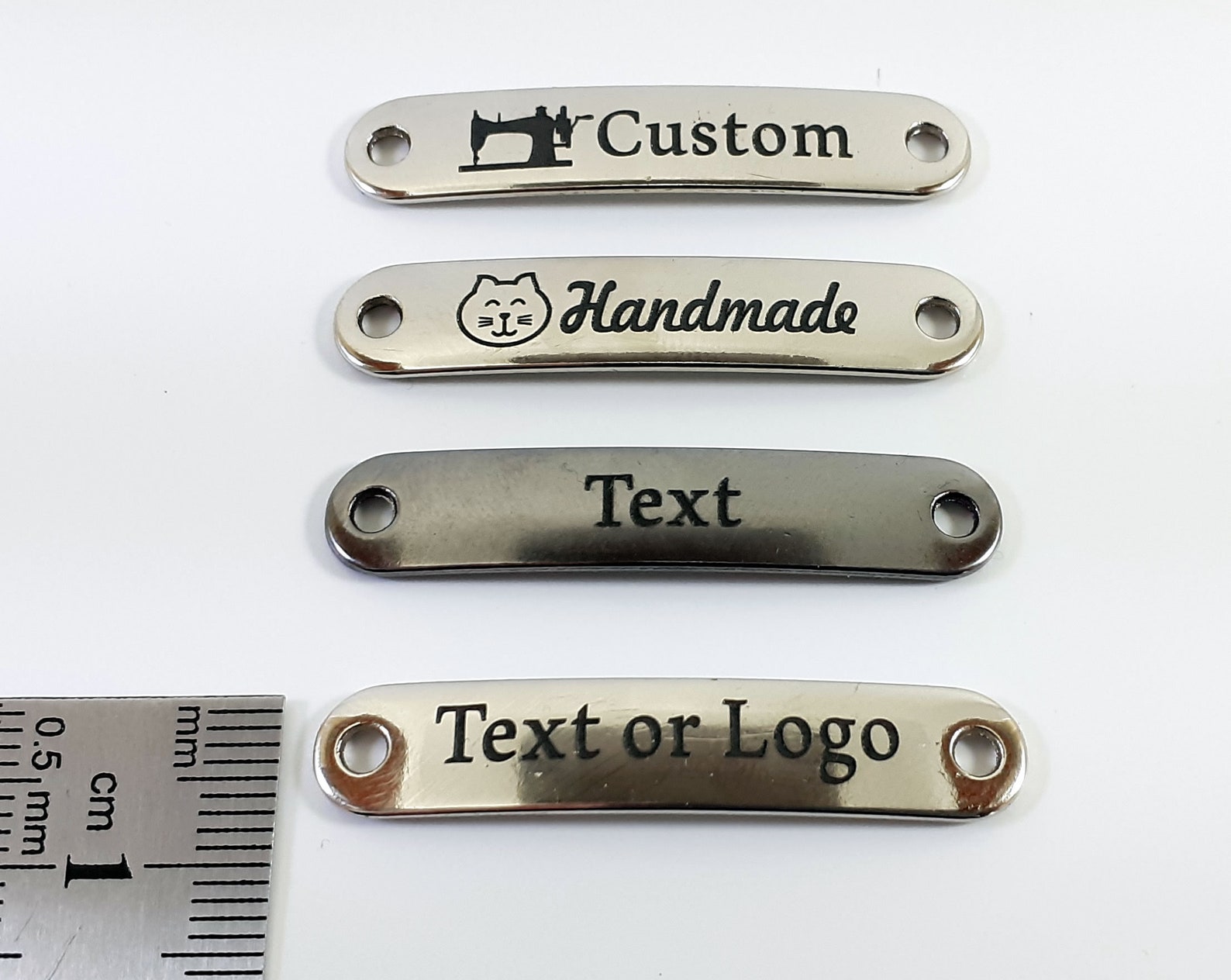 Custom Metal Label,personalized Metal Tag ,t-shirt, Cardigan, Bag ...