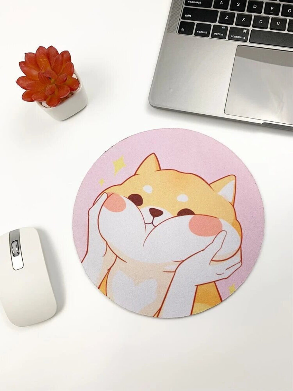Kawaii cute mouse pad cat | Etsy