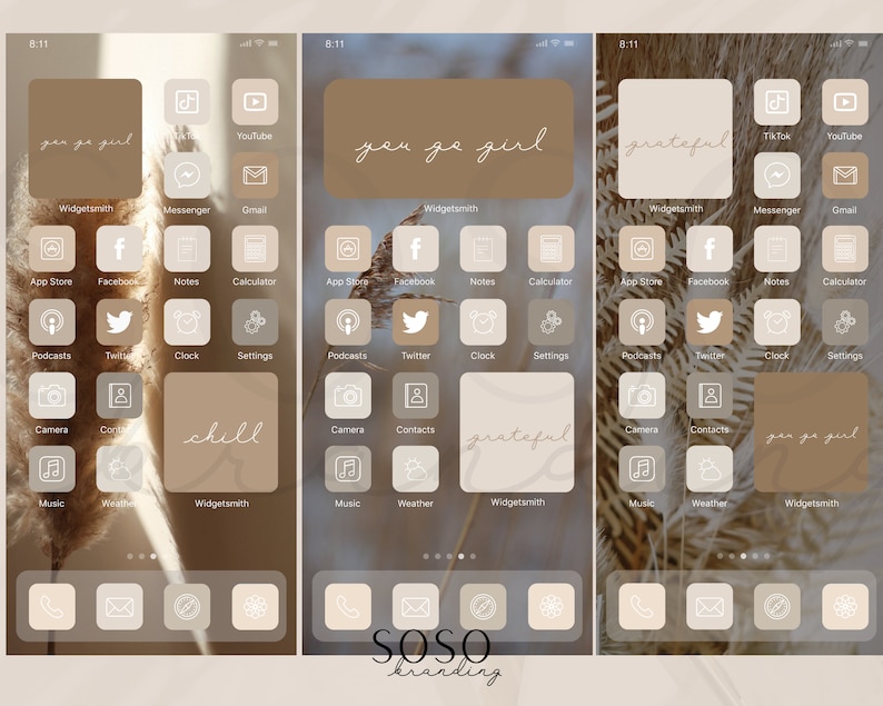Neutral Tone Aesthetic 60 Ios 14/ios 15 App Icons Widget - Etsy
