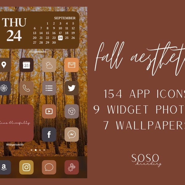 Fall App Icons - Etsy