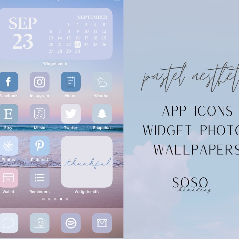 Ios 14 Icons Blue - Etsy