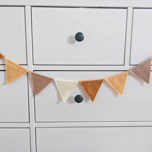 Felt Flag Bunting Banner Garland EARTH TONES Fall Decor Boho - Etsy