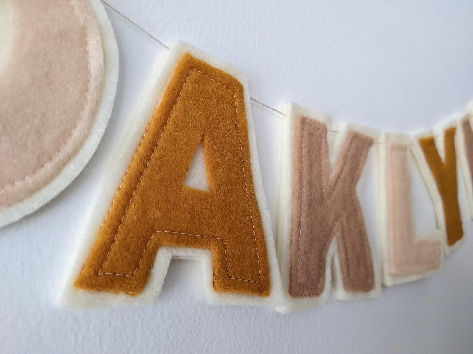 Custom Name Banner Made With Felt Personalized Felt Banner - Etsy Canada