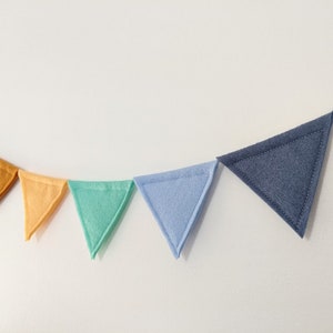 Pennant Flag Bunting Felt RAINBOW Banner Garland Boho Wall - Etsy