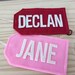 Felt NAME TAG, Stocking Tag, Gift Tag, Reusable, Custom Christmas Gift ...