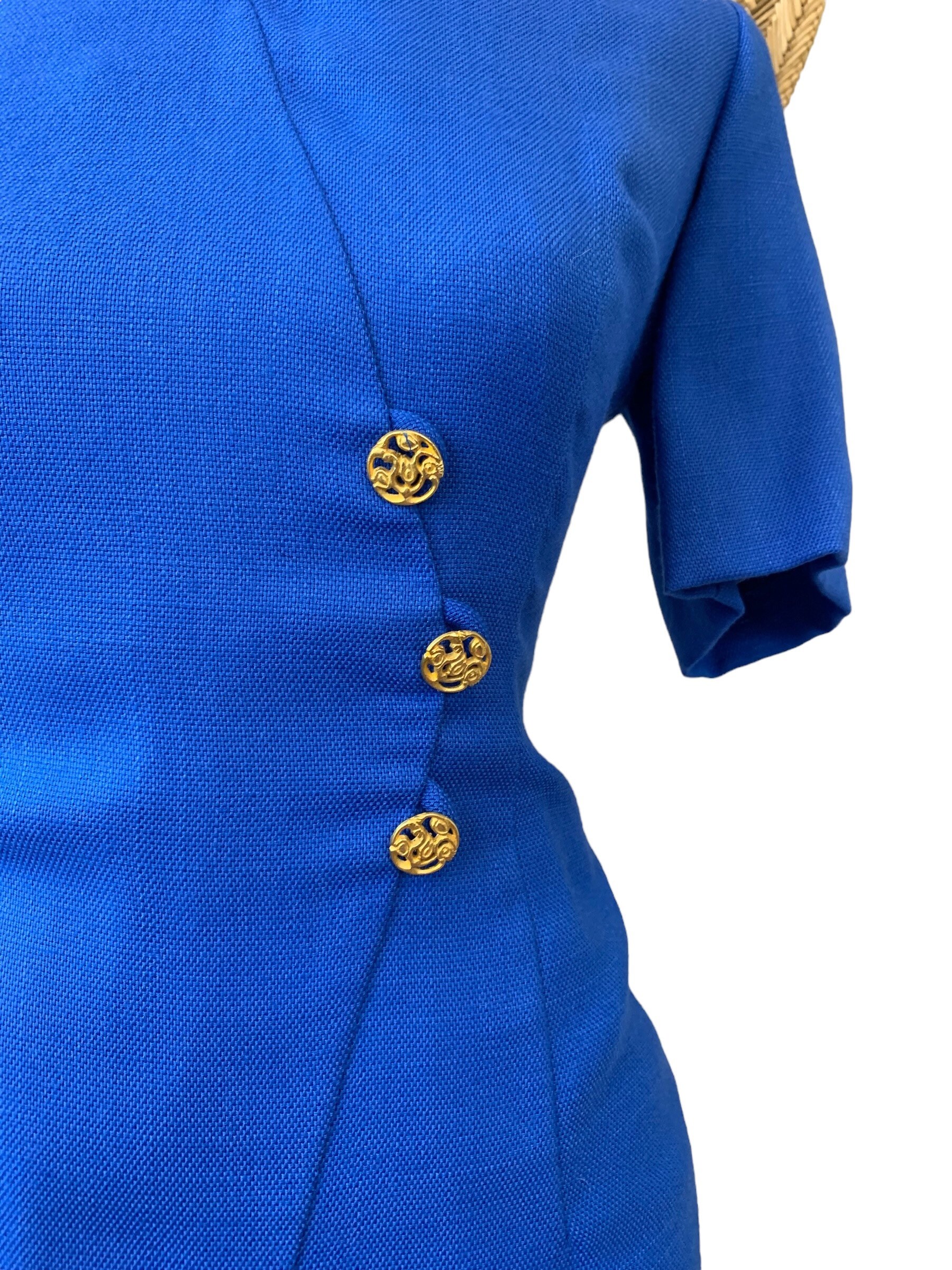 Royal Blue First Lady Woven Dress - Etsy
