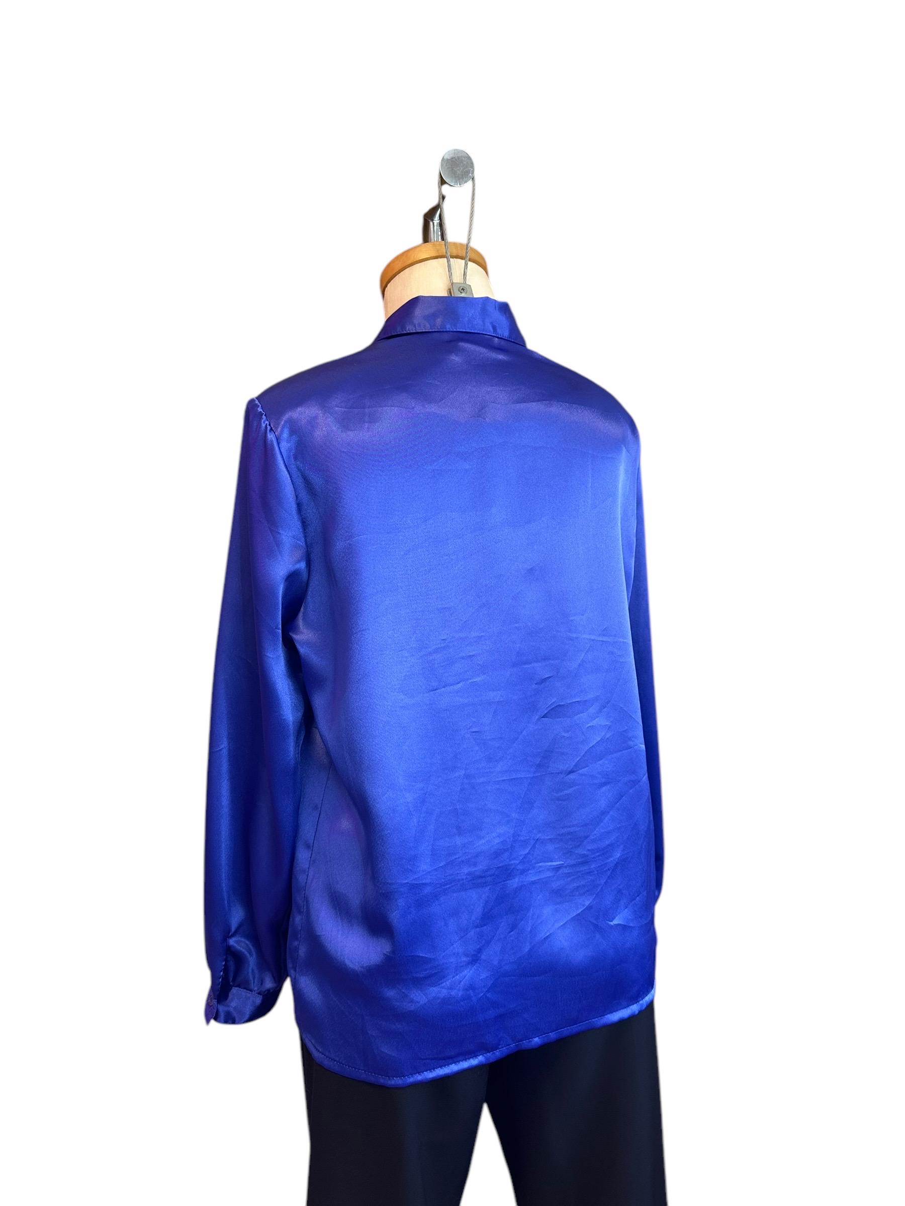 Royal Blue Button Down - Etsy