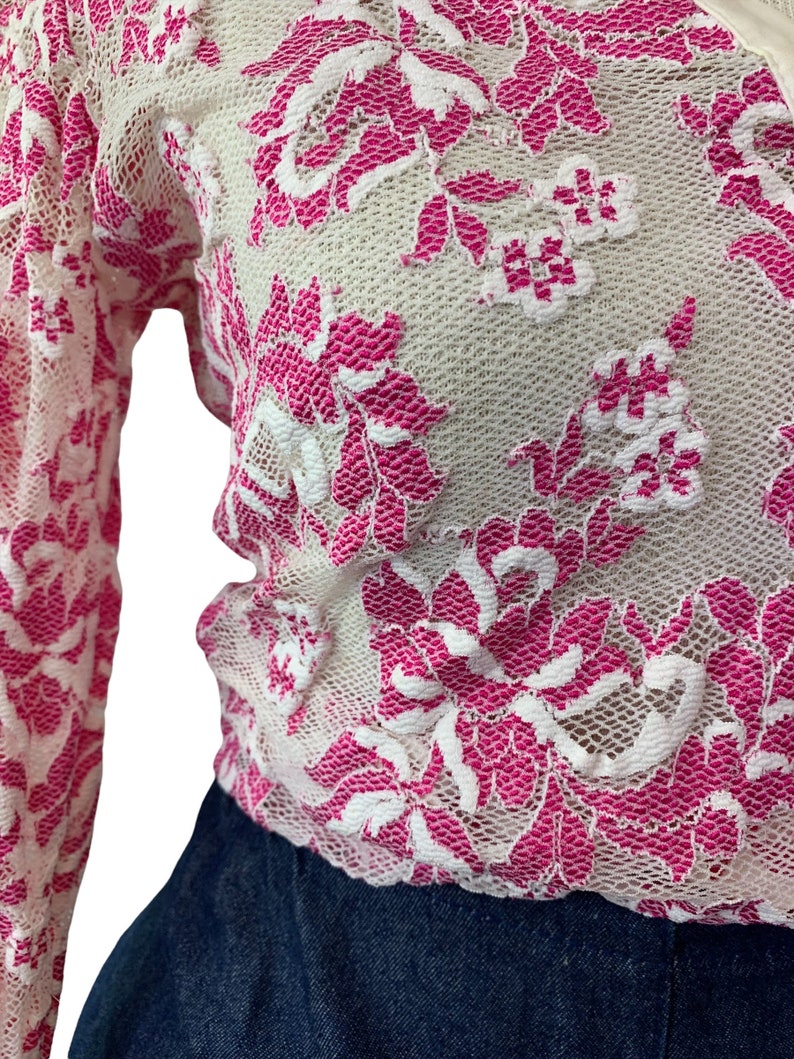 Vintage Cache Floral Embroidered Blouse - Etsy