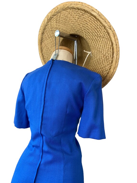 Royal Blue First Lady Woven Dress - Gem