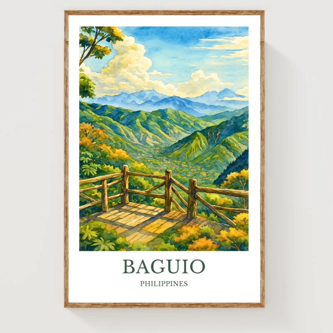 Baguio Poster - Etsy