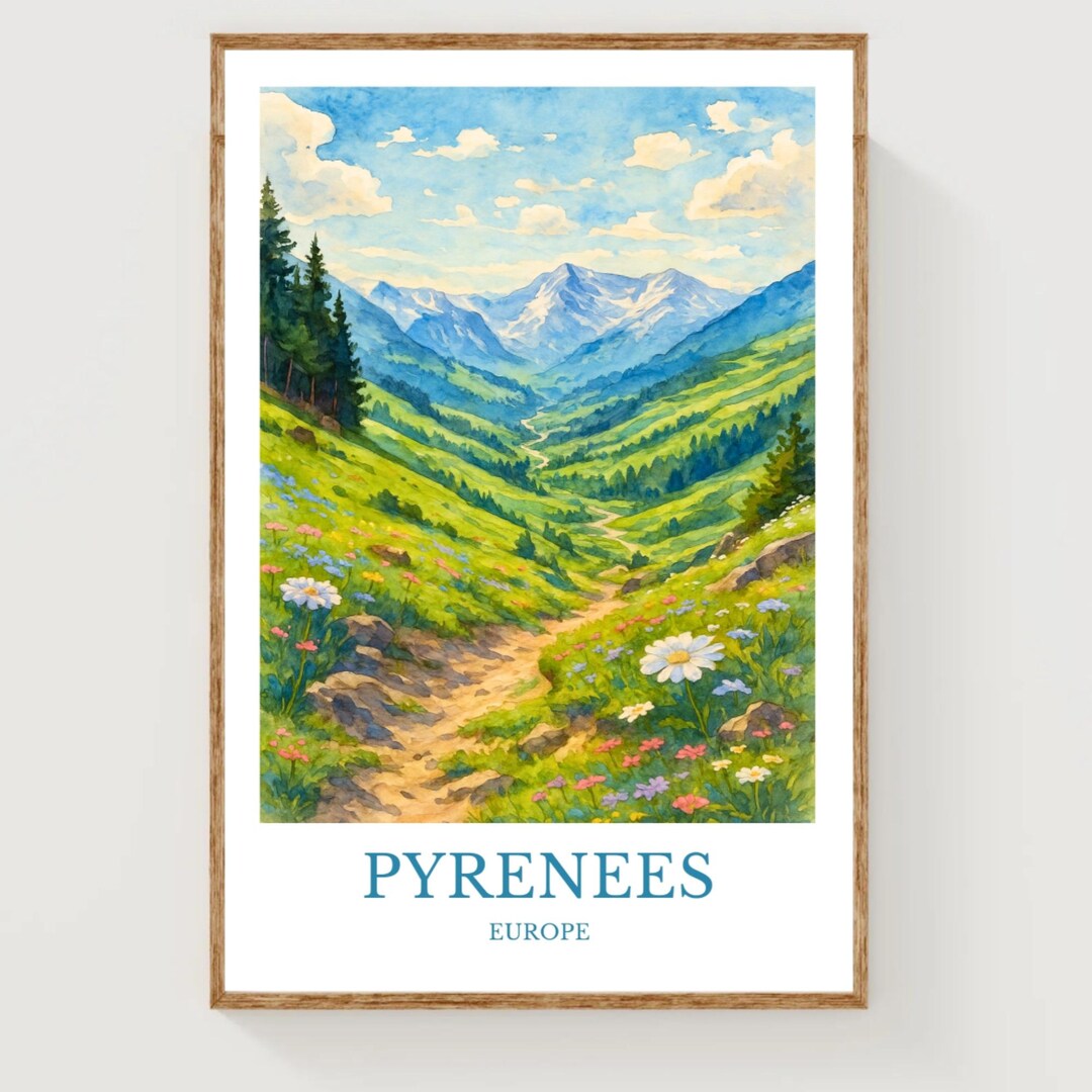 Pyrenees Poster - Etsy