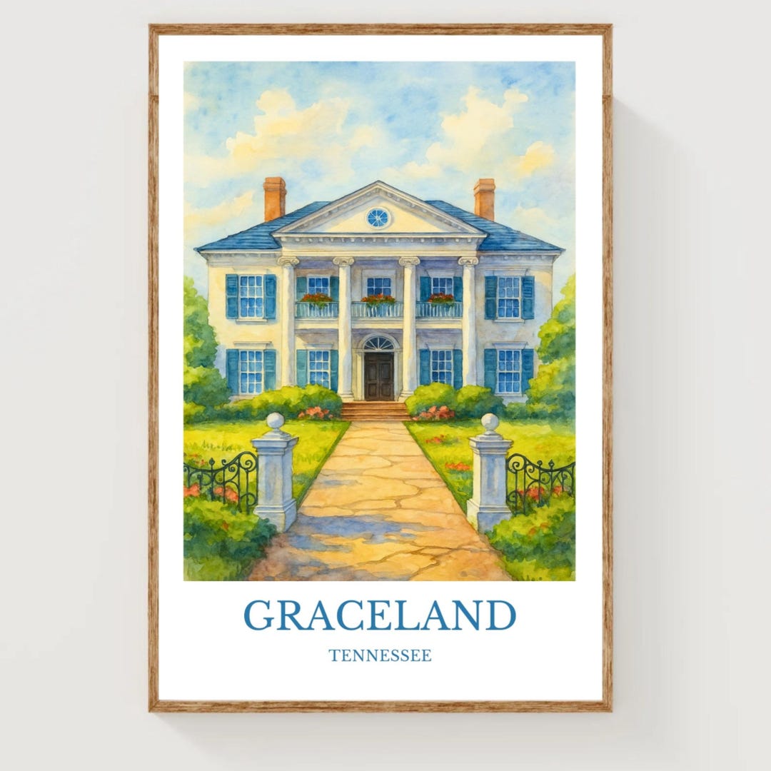 Graceland Poster - Etsy