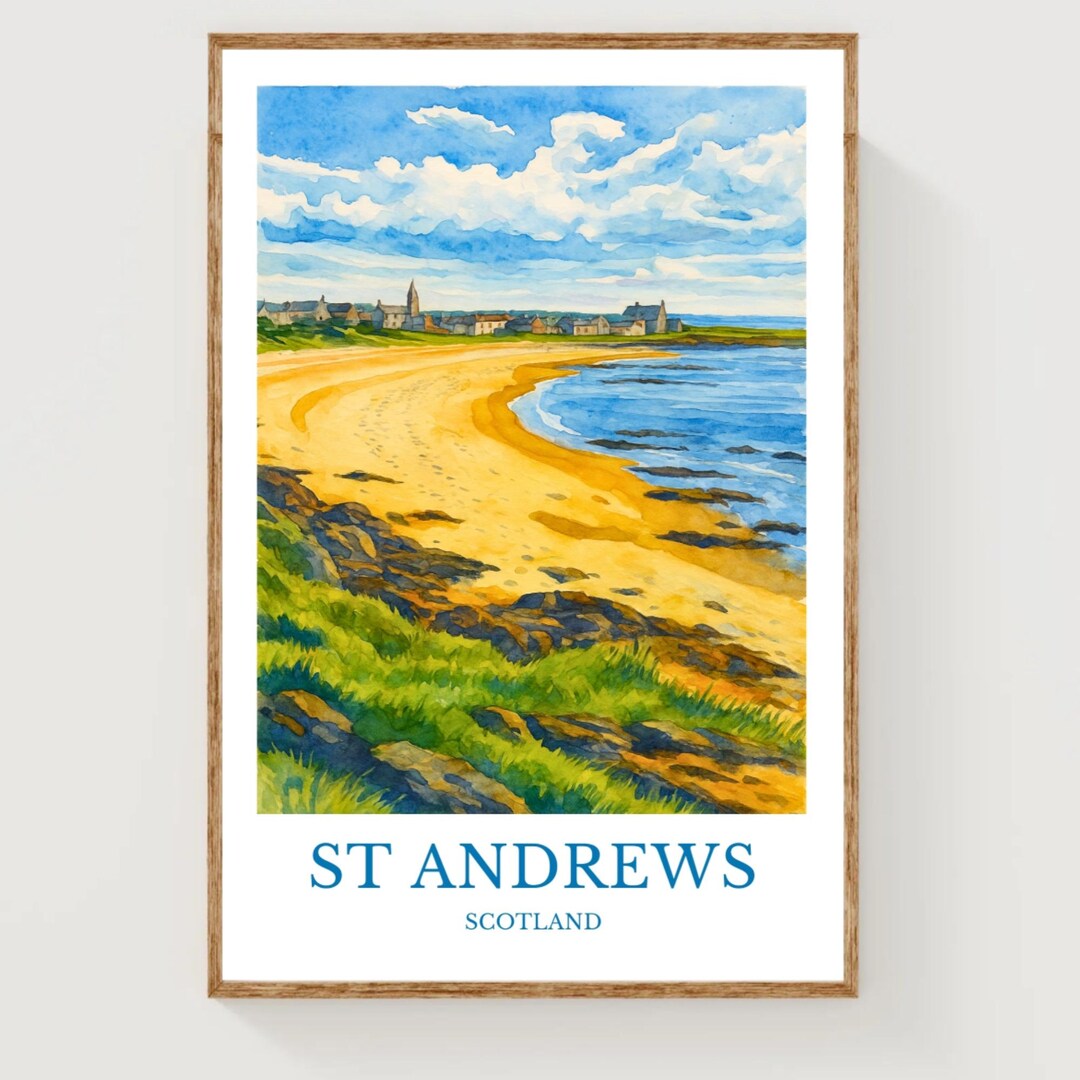 St Andrews Poster - Etsy