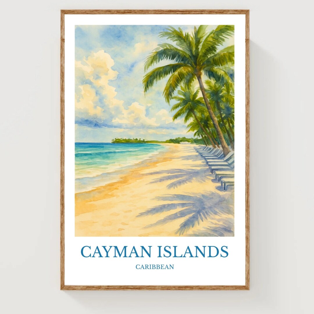 Cayman Islands Poster - Etsy