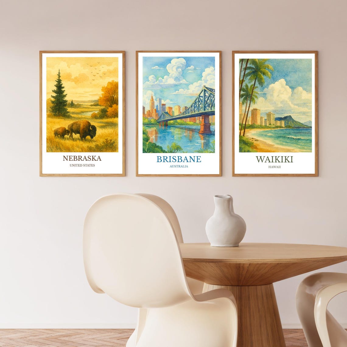 Brisbane Poster - Etsy