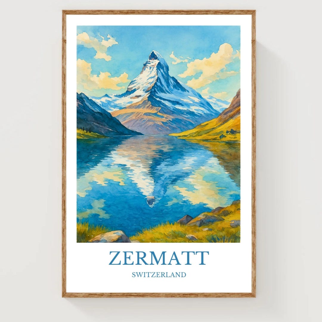 Zermatt Poster - Etsy