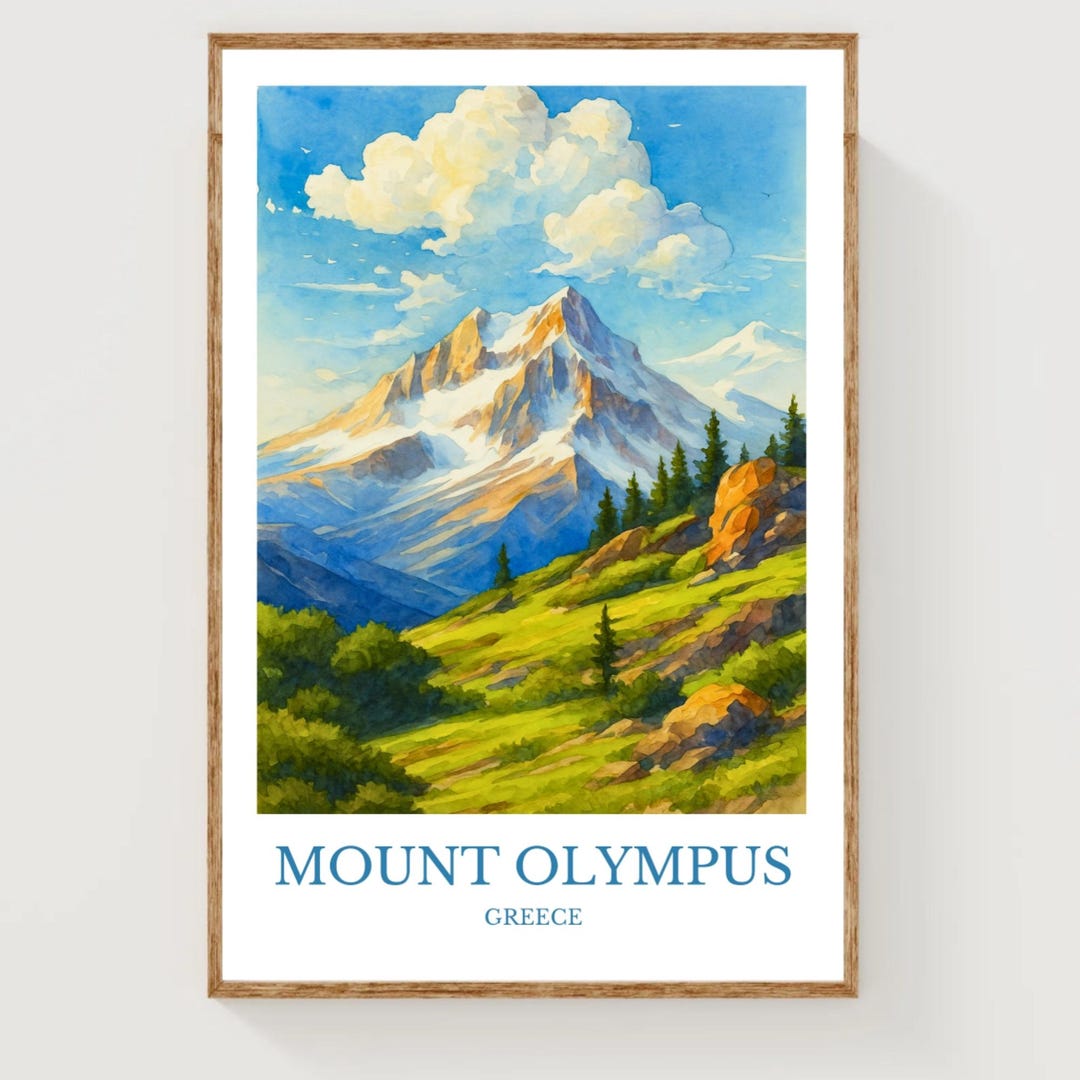 Mount Olympus Poster - Etsy