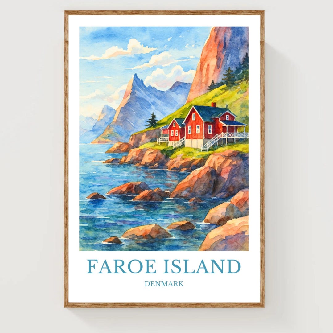 Faroe Island Poster - Etsy