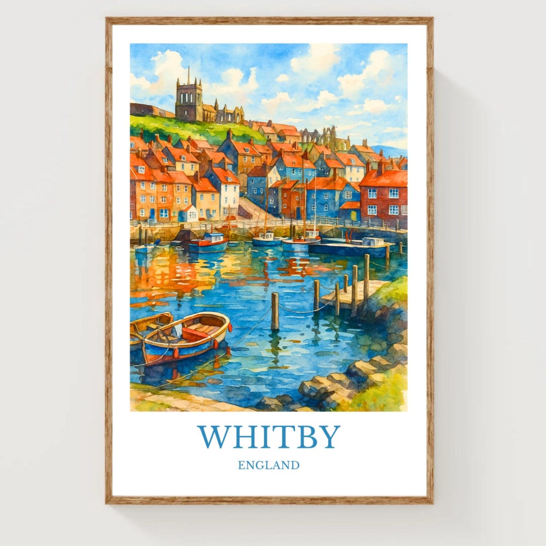 Whitby Poster - Etsy