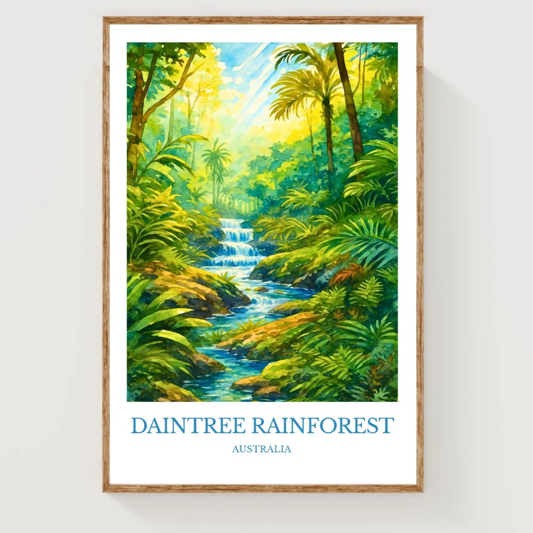 Daintree Rainforest Poster - Etsy