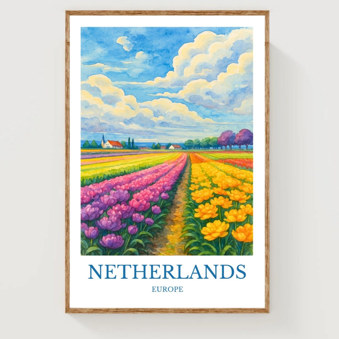 Netherlands Poster - Etsy
