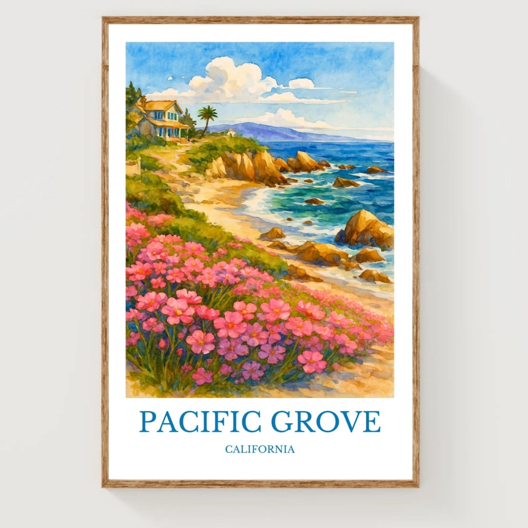 Pacific Grove Poster - Etsy