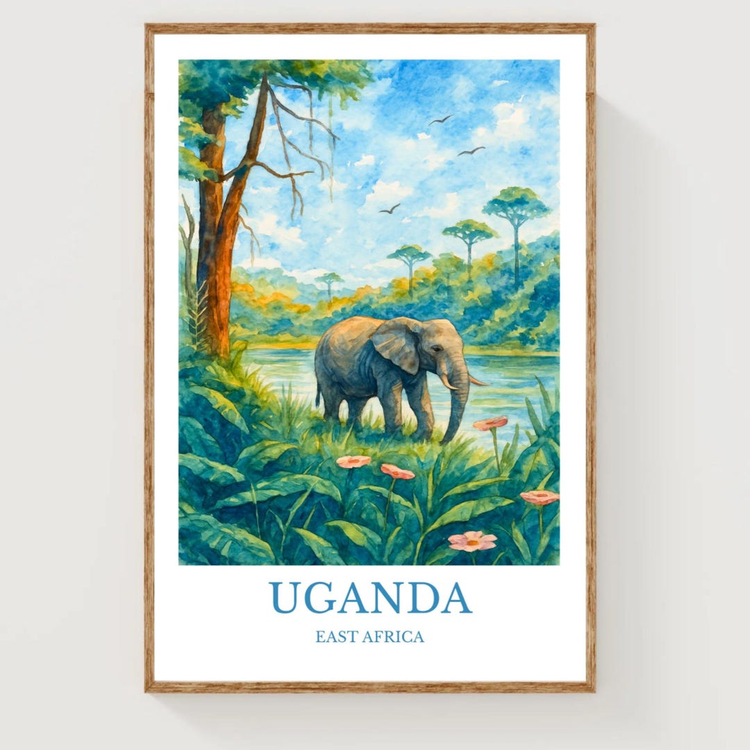 Uganda Poster - Etsy