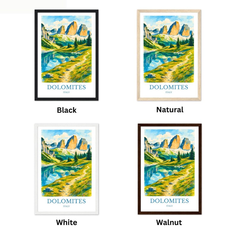 Dolomites Poster - Etsy